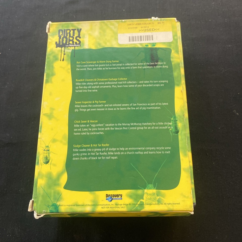 DIRTY JOBS With Mike Rowe DVD Box Set With 10 Episodes 5 discs FREE ...