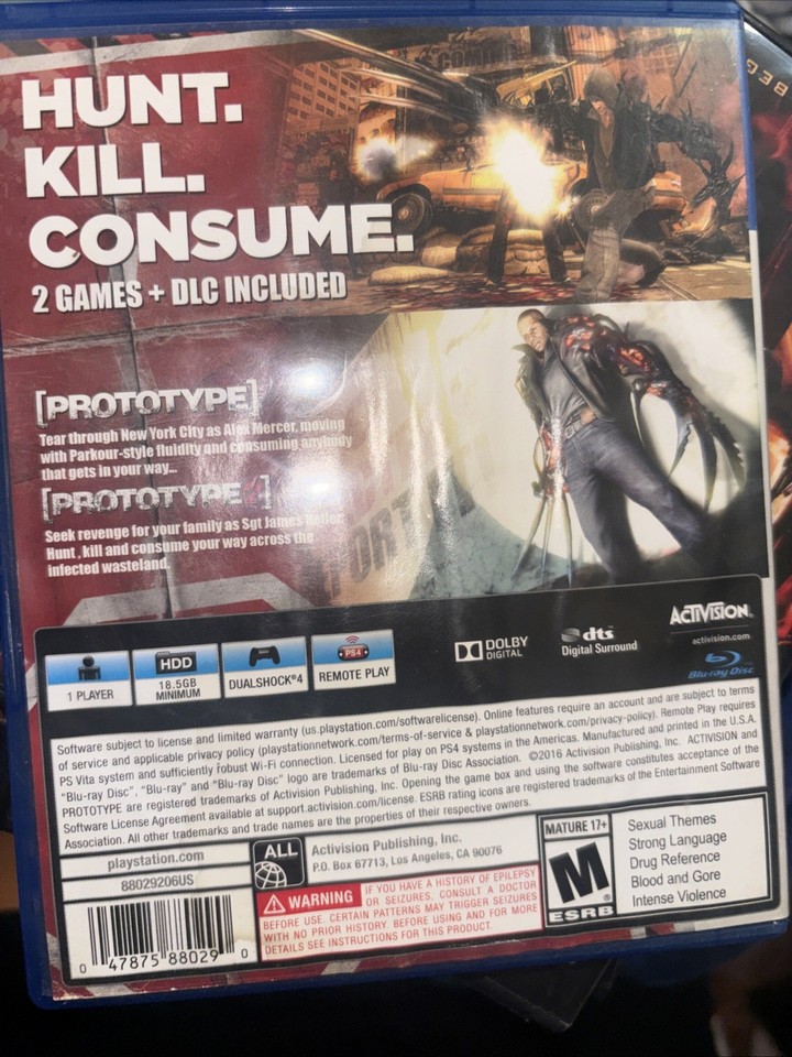 Activision Prototype Biohazard Bundle for PS4 PS5 PlayStation 4 5 | eBay UK