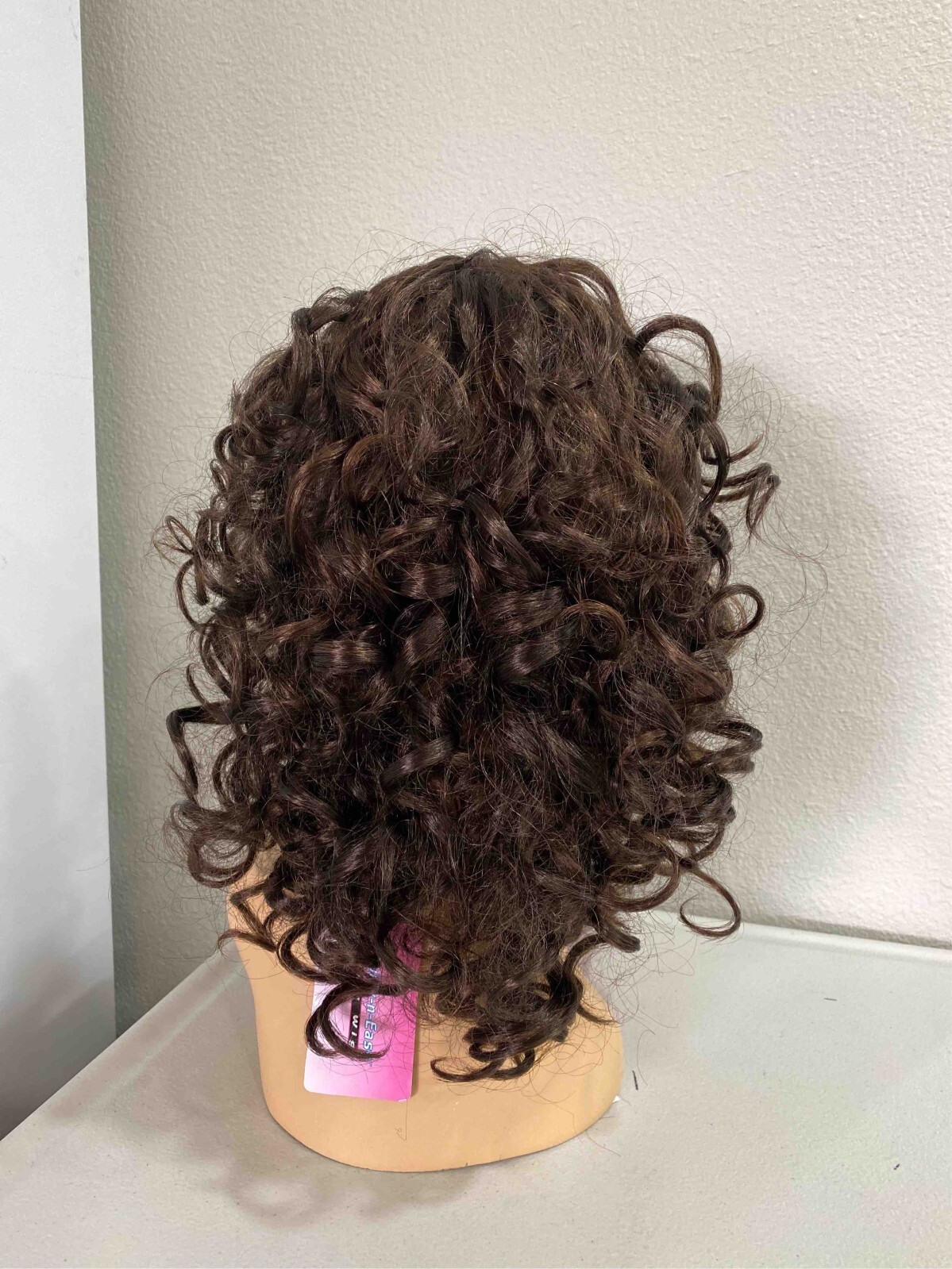 Short/Medium Voluminous 3A Curly Premium Synthetic Half Wig + Ponytail ...