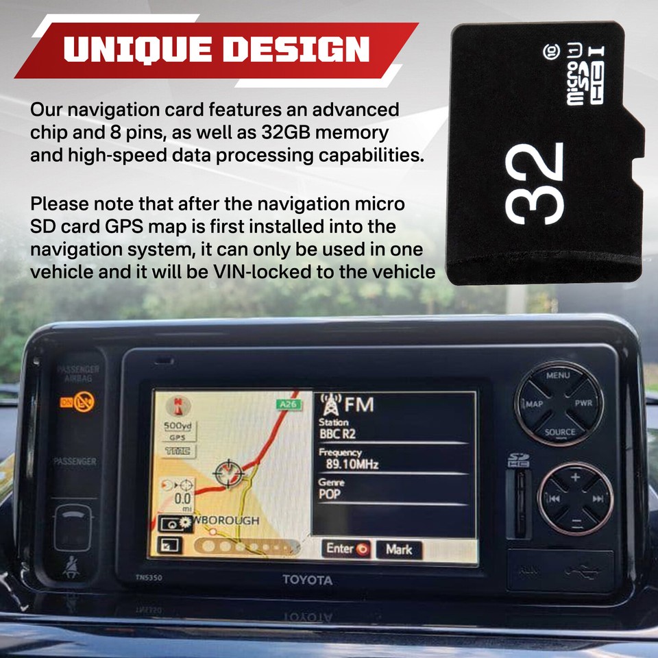 2024 MAP UPDATE GPS NAVIGATION MICRO SD CARD FOR TOYOTA MODELS 86271 0E076 | eBay