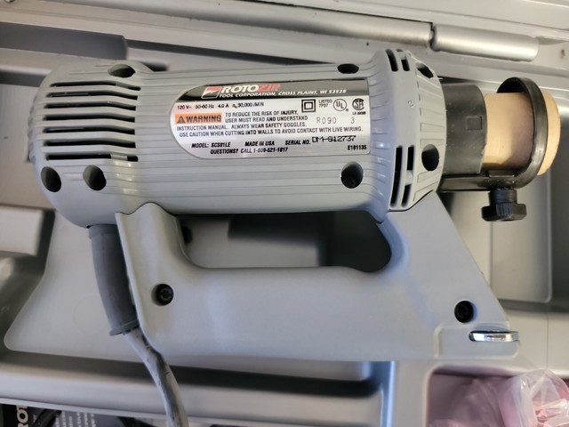 RotoZip SCS01LE Spiral Saw With Hard Case for sale online | eBay