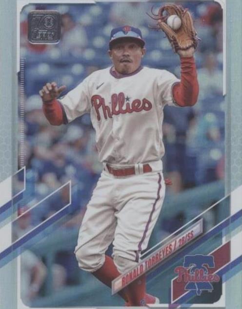 2021 Topps Update Series - Ronald Torreyes #US324 Rainbow Foil for sale ...