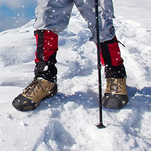 Ice Snow Grips Over Shoe/Boot Traction Cleat Spikes Anti Slip Footwear ...