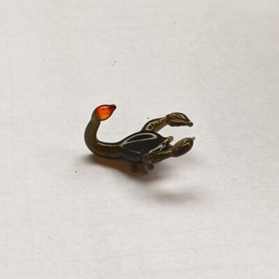 Scorpio Hand Blown Glass Art Figurine Miniature Sculpture Home ...