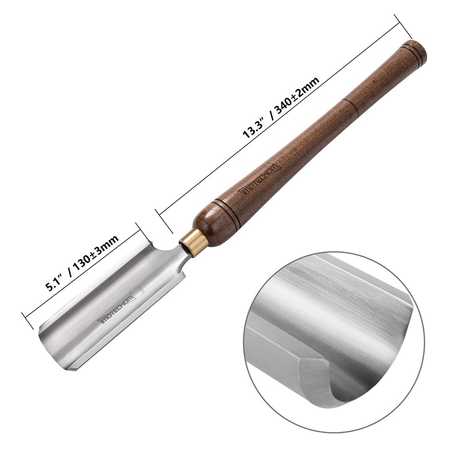 2-Inches HSS Roughing Gouge Lathe Chisel Wood Turning Tools with Round ...
