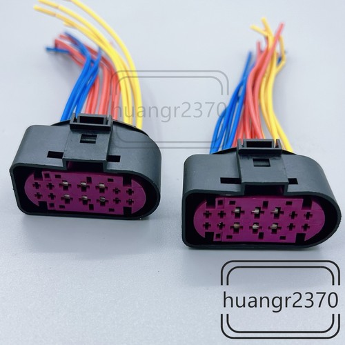 2x Headlight Connector Pigtail Xenon HID For 13-18 Dodge Ram 1500 2500 ...