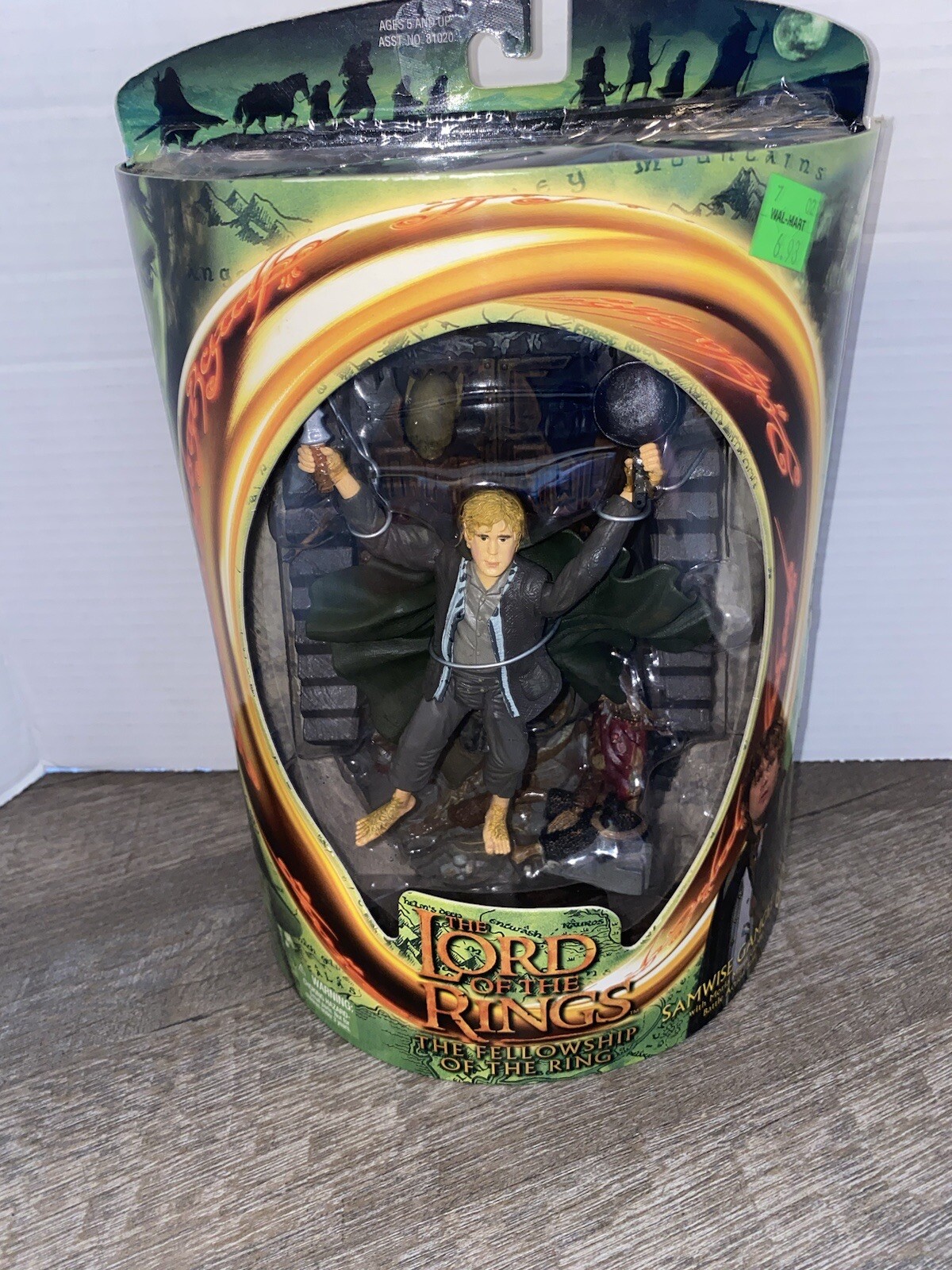 Lord of the Rings Samwise Gamgee w/ Moria Mines Goblin Battle Base ...