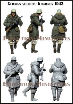 EVOLUTION MINIATURES 1:35 SET EM-35205 WWII GERMAN SOLDIER, KHARKOV ...