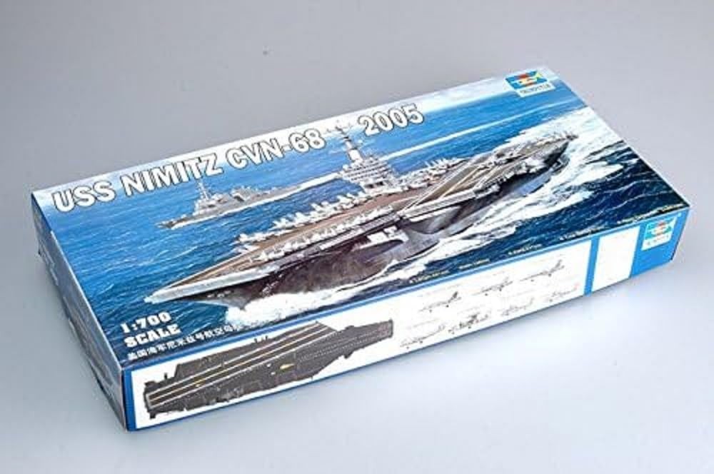 Trumpeter 1/700 USS Nimitz CVN68 Aircraft Carrier 2005 Model Kit | eBay