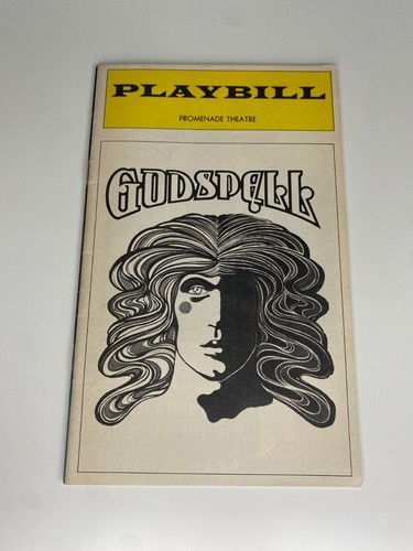 Godspell Playbill February 1974 Promenade Theatre Vintage Broadway ...