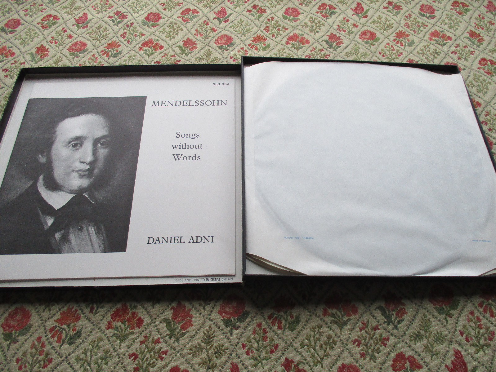 DANIEL ADNI MENDELSSOHN SONGS WITHOUT WORDS (COMPLETE) 1973 HMV 3LP ...