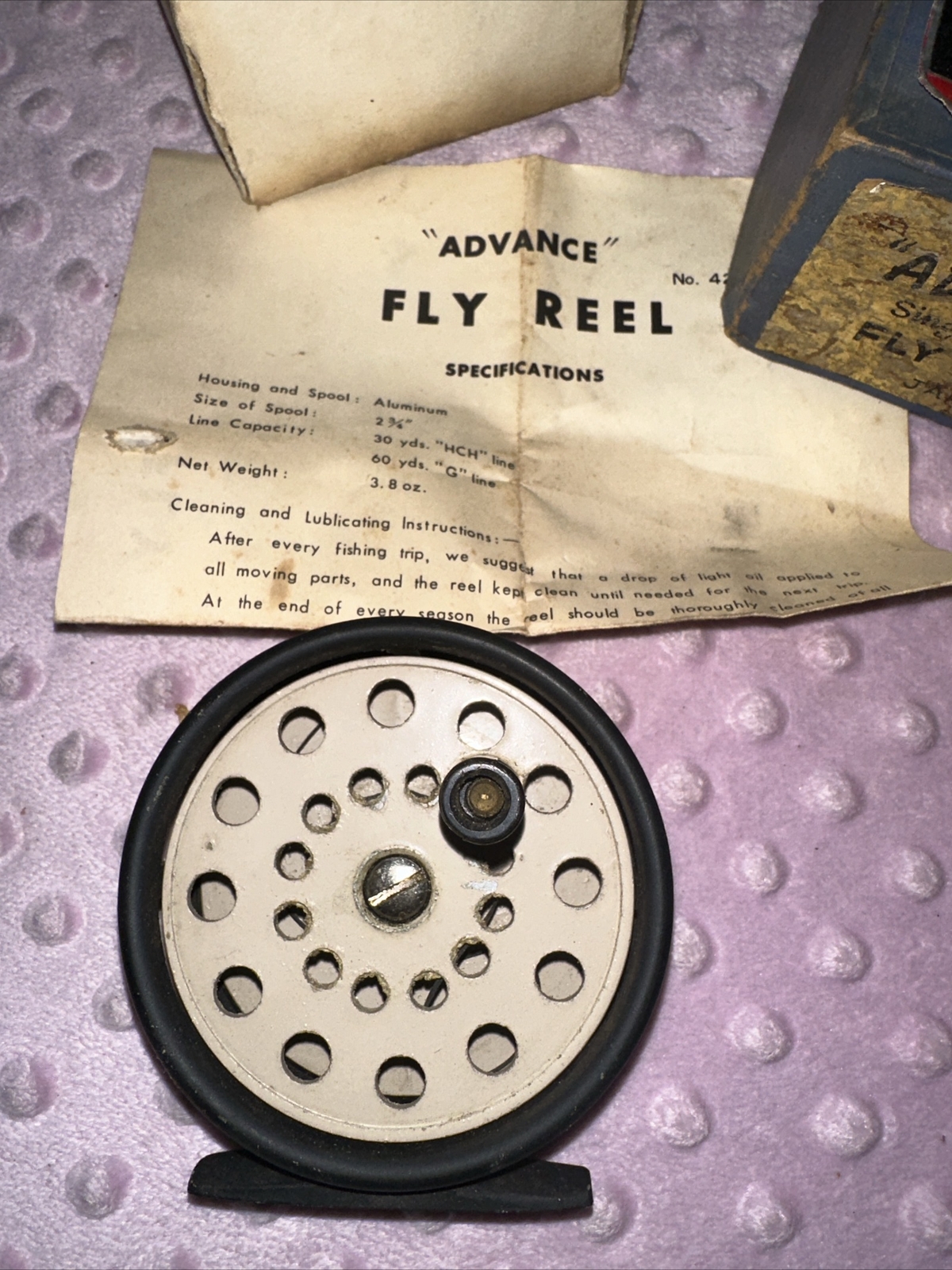 Vintage Shakespeare No 423 "Advance" Single action Fly Reel Japan | eBay