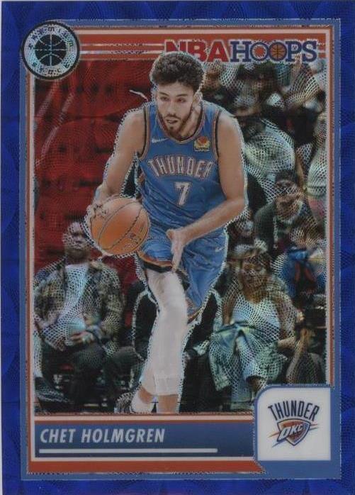 2023-24 Panini Nba Hoops Premium Stock - Chet Holmgren #38 Premium Blue ...