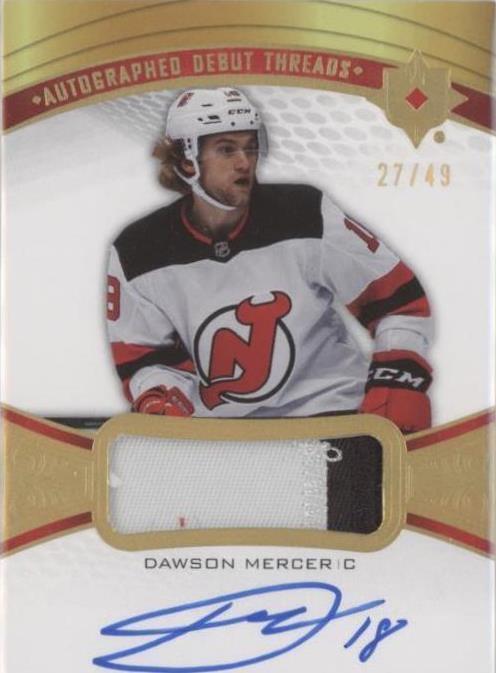 2021-22 Upper Deck Ultimate Collection - Autographed Debut Threads ...
