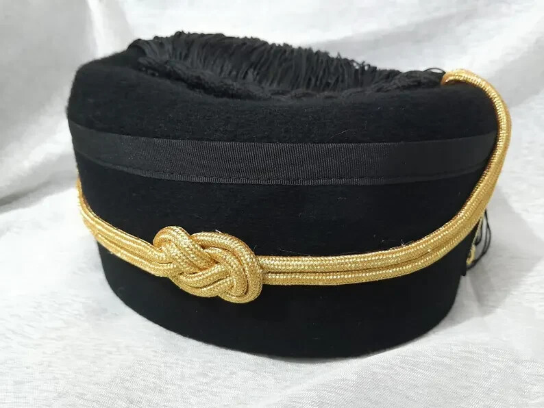 WW2 Italian Fascist High Leaders FEZ HAT Mussolini Summer Cap Merino ...