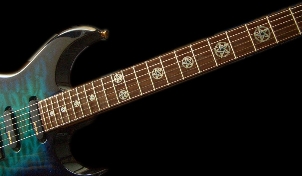 Jockomo Pentagram Guitar Inlay Sticker | eBay