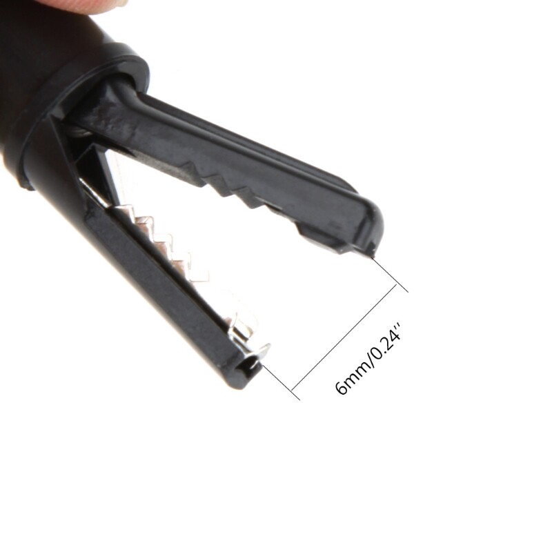 2x Full Protective Push Button Type Alligator Clips For Professional ...