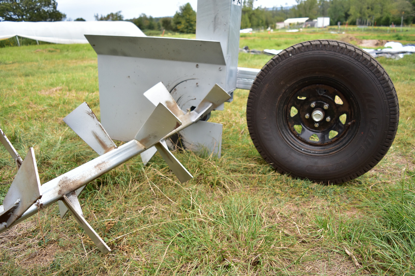 Eco-Mixer 84 Compost Turner. New Galvanized 7ft wide windrow Turner | eBay
