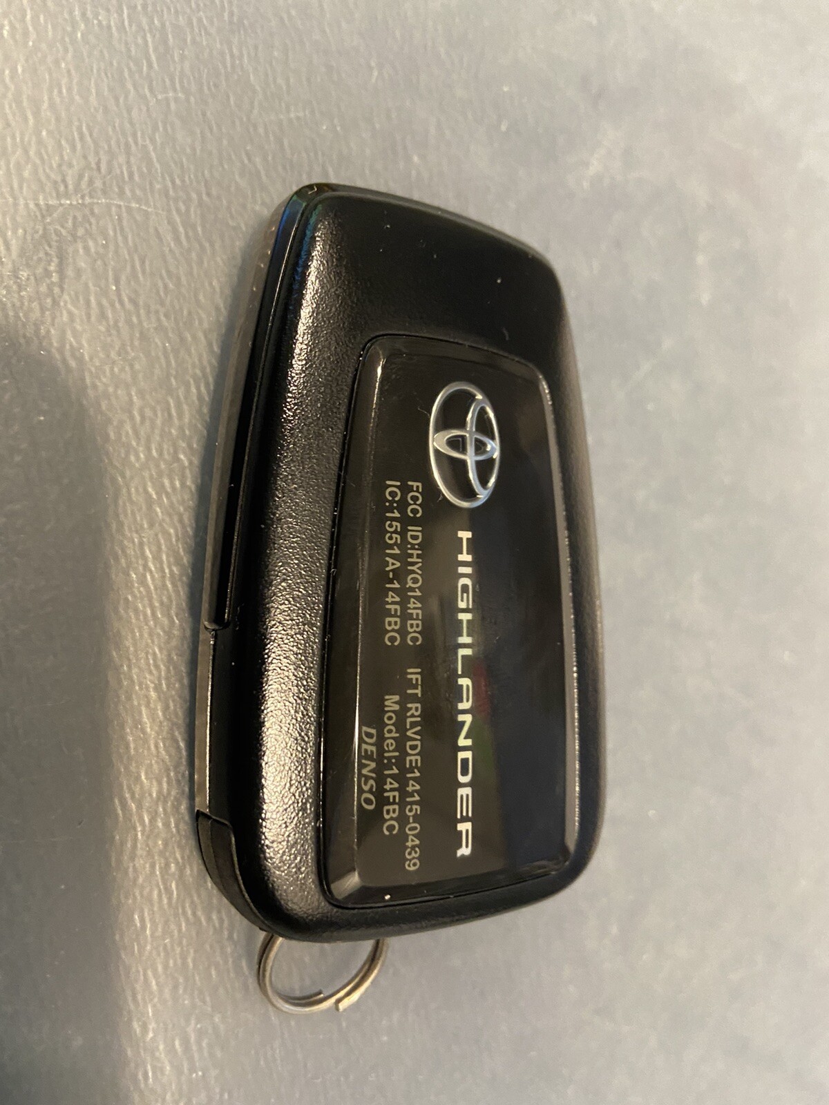 14FBC OEM TOYOTA HIGHLANDER 4 BUTTON KEYLESS SMART KEY FOB FCC ID ...