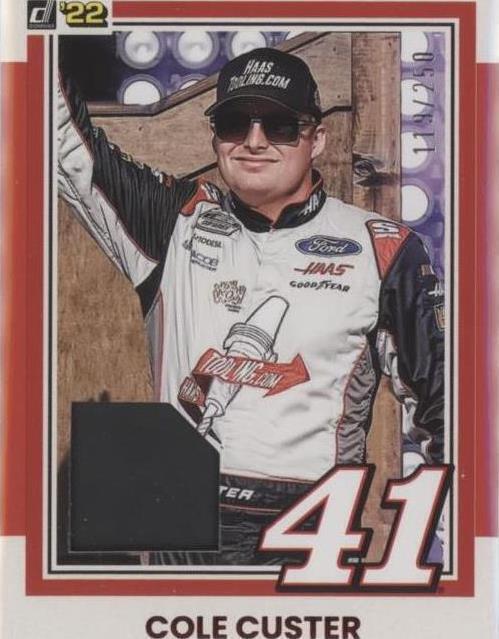 2022 Panini Donruss NASCAR - Retro 1981 Relics Cole Custer #R81R-CC Red /250 (MEM) for sale ...