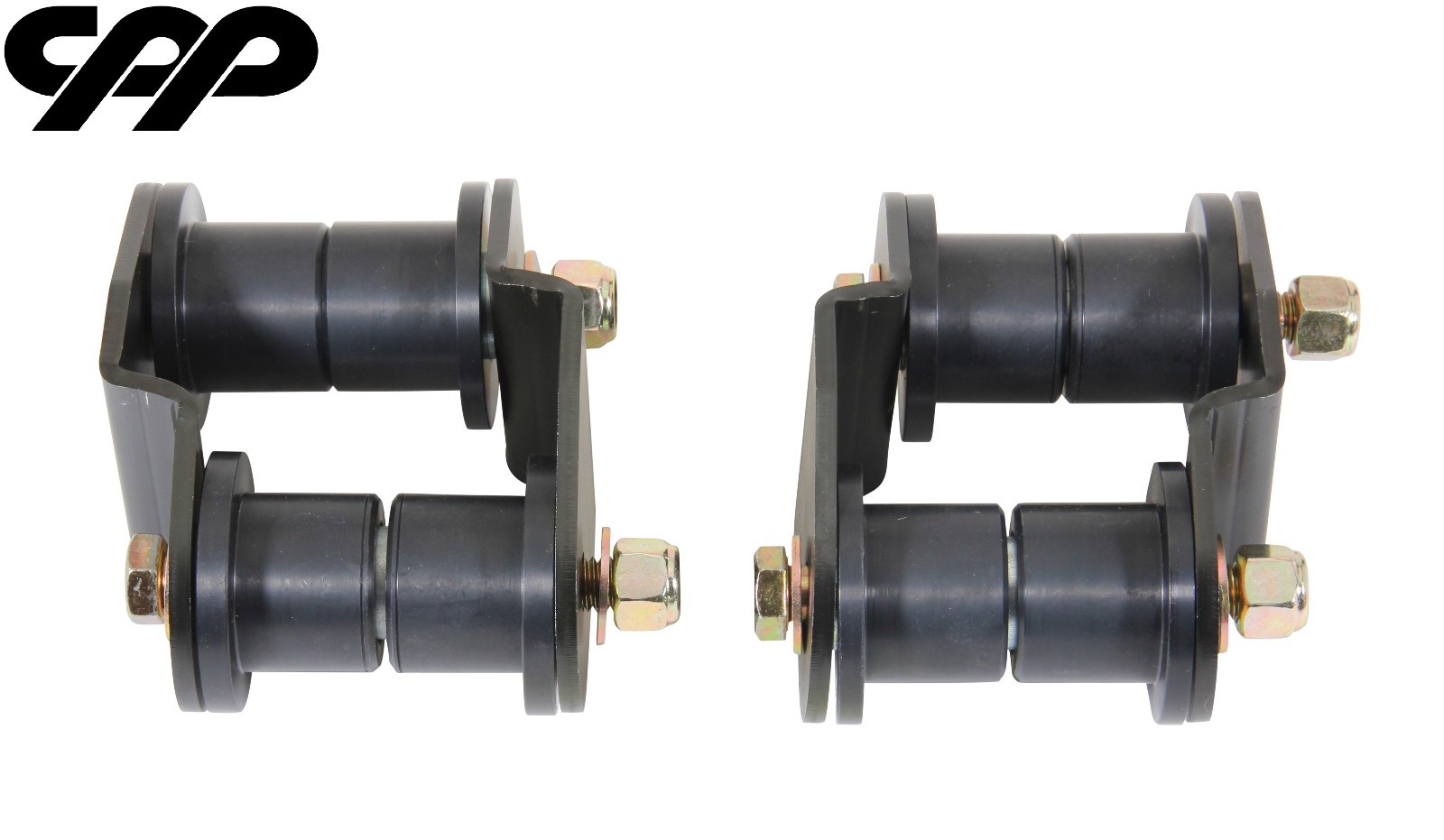 68-74 Chevy Nova CPP 3/4" Offset Rear Leaf Spring Shackles Kit For Wide ...