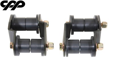 68-74 Chevy Nova CPP 3/4" Offset Rear Leaf Spring Shackles Kit For Wide ...