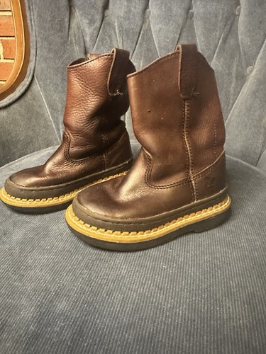 Georgia Giant Toddler Boots Size 5m Youth Leather Work G214 | eBay