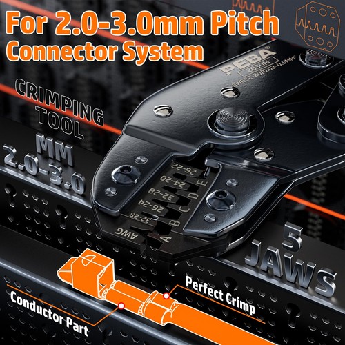 Micro Connector Pin Crimping Tool Kit, 28 Types JST-PH 2.0mm/JST-XH 2 ...