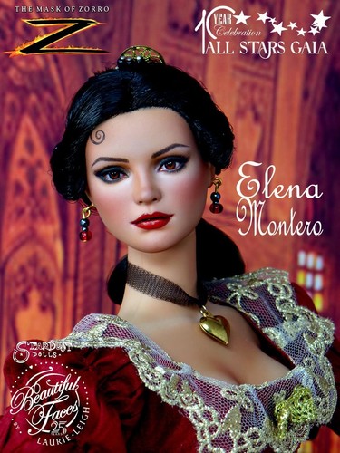 Ooak Repaint Tonner Elena Zorro Custom Costumed Doll By Laurie Leigh | eBay