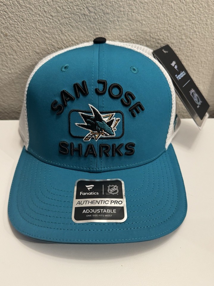 San Jose Sharks Fanatics Pro Rink SnapBack Hats & Beanie New with Tags ...