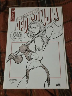 INVINCIBLE RED SONJA #2 (2021) - CVR D CHO | eBay UK