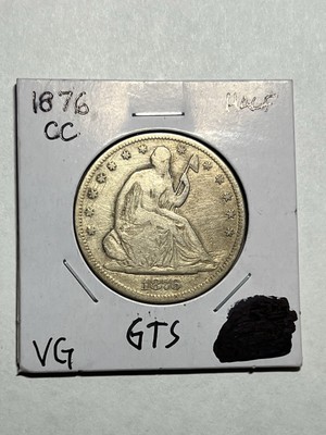 1876-CC Seated Liberty Half Dollar F Key Date | eBay