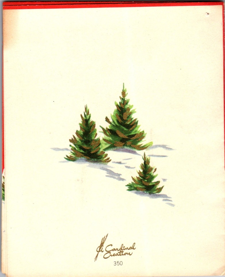 Ice Block Word Art House Home Ours to Yours VTG Christmas Greeting Card ...