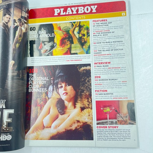 Playboy October 2011 Playmate Amanda Cerny, Laura Benanti, Original Bunnies | eBay