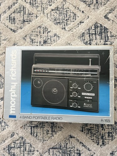 Boxed & Unused Morphy Richards Radio R130 3 Band Portable Retro Vintage ...