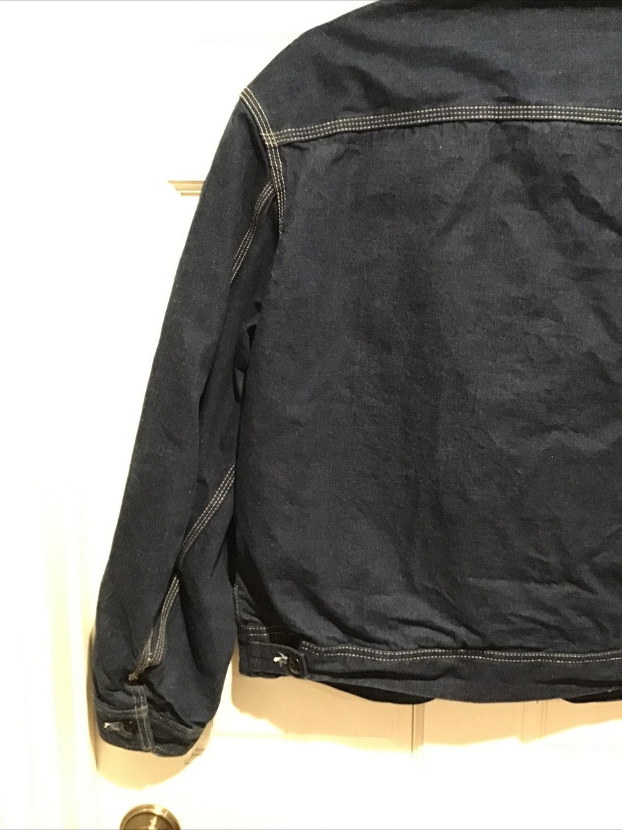 VTG Rare Lee 101LB Denim Zip Front Jacket Triple White VTG Rare Lee 101LB Denim Zip Front Jacket Triple White