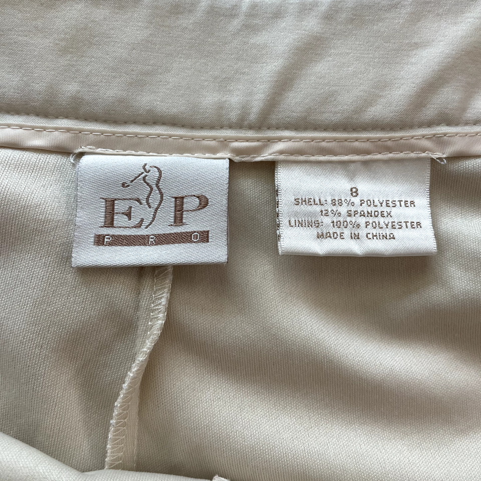 EP Pro Golf Tennis Pickleball Skort Skirt 8 Stretch Ivory Plaid Trim ...