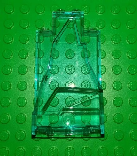 *NEW* Lego 6x4x2 Blue Ice Mountain Brick Block Clear Snow Settings x 1 ...