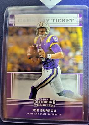 2020 Panini Contenders Draft Picks Game Day Ticket #1 Joe Burrow | eBay