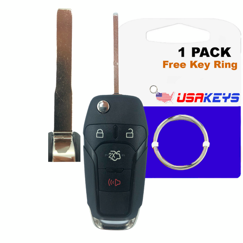 For 2013 2014 2015 2016 Ford Fusion Keyless Entry Car Remote Flip Key ...