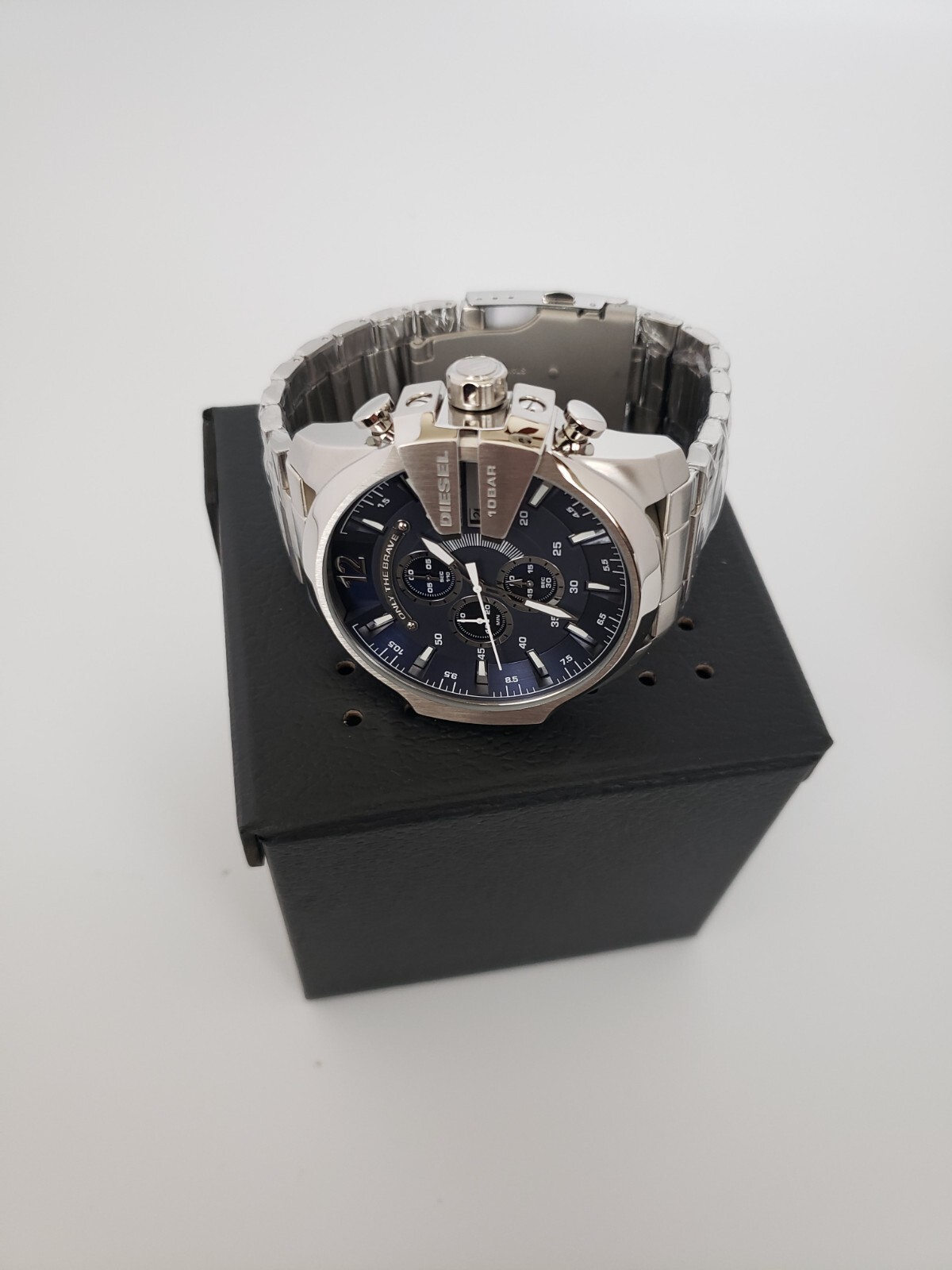 Diesel DZ4417 Mega Chief Chronograph 51mm Men's Stainless Steel Watch ...