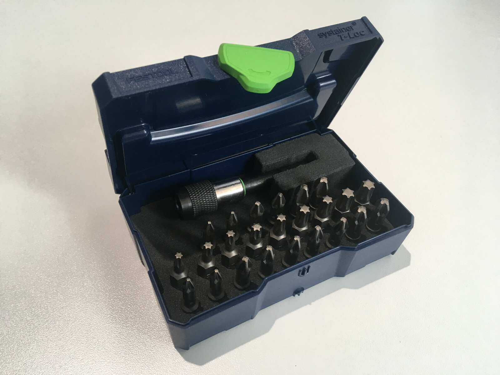 FESTOOL Bit-Set+ CENTROTEC Bithalter BHS 65 CE MICRO SYSTAINER T-LOC ...