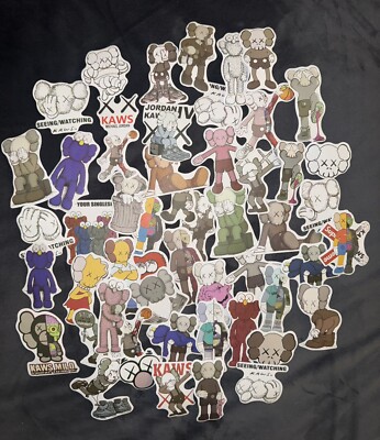 KAWS 50-Piece Sticker Pack | eBay