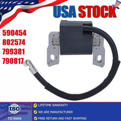 Ignition Coil 5-6.75 HP Engine For Briggs Stratton Quantum 802574 ...