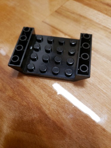 LEGO PART SLOPE INVERTED 45 6x4 DOUBLE SIDED 30283 BLACK (B4) | eBay