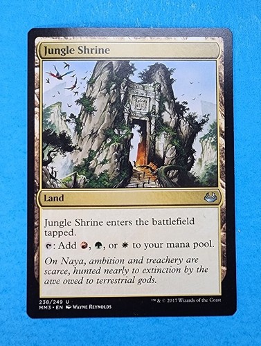1x Jungle Shrine Modern Masters 2017 Mtg Magic Gathering Card Land Mana ...