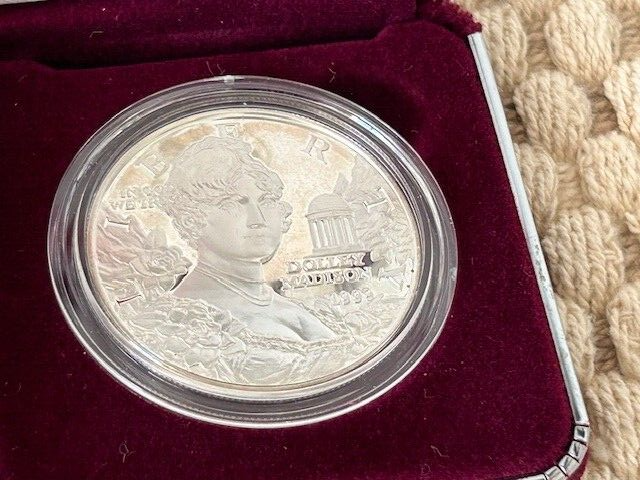 Rare Lot of Silver Proof USA Silver Dollar Coins in Mint Condition with ...
