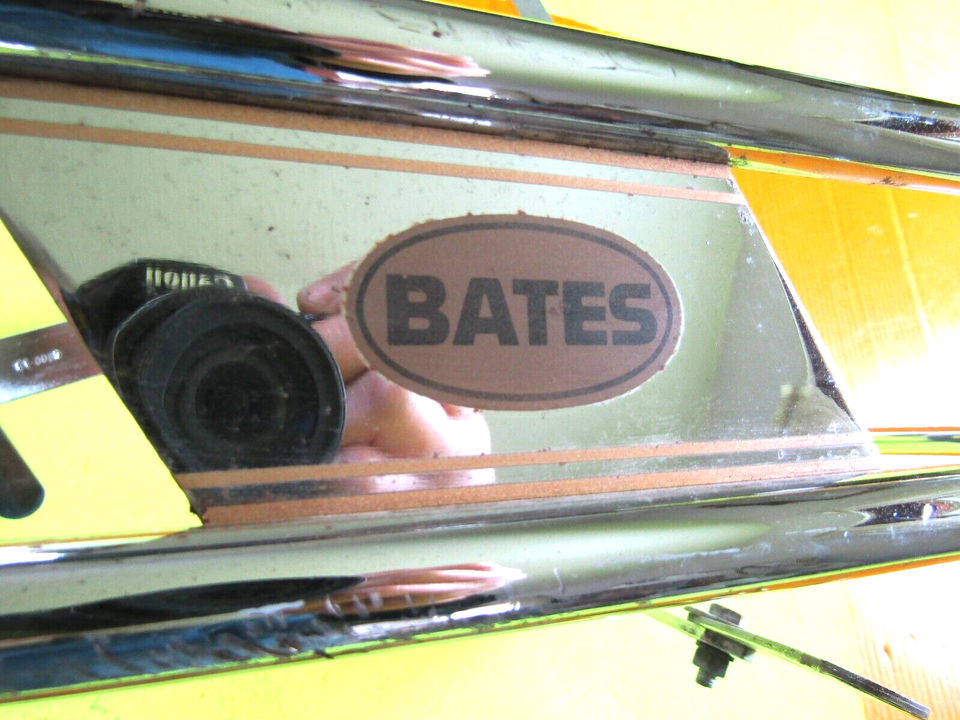 USED OLD PAIR BATES MOTORCYCLE SADDLEBAG CHROMED STEEL CRASH BARS | eBay