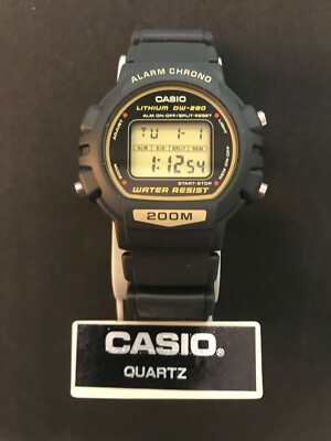 CASIO DW-280-9V Digital Watch - WR 200M | eBay