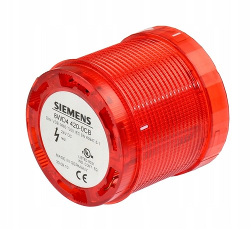 8WD4 420-0CB Siemens Strobe lamp red / L26P 4319 | eBay
